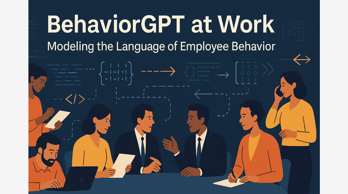 BehaviorGPT at Work: A Foundation Model for Workforce Actions & Dynamics